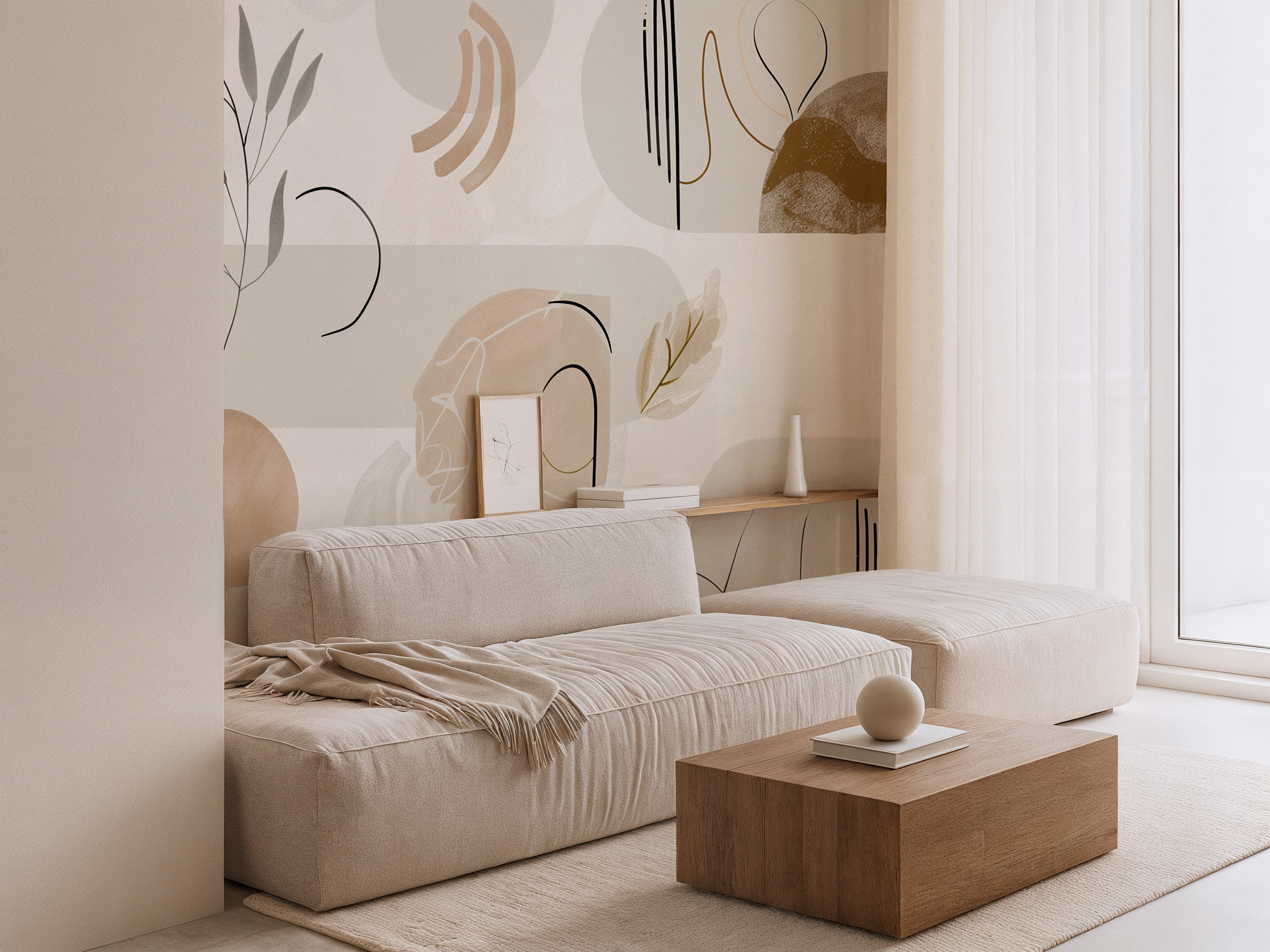 Ohana Serenity Wallpaper – Japandi by MAGLbL